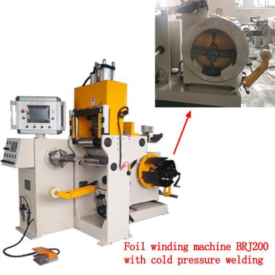 China Automatic Cold Pressure Welding Foil Winding Machine Manual Cutting for sale