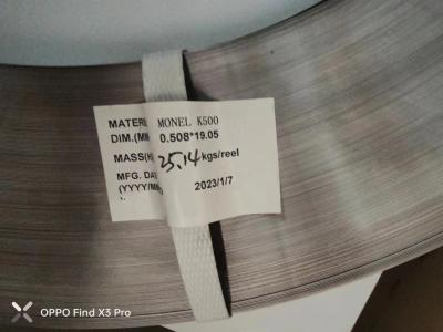 China ​Monel K500 Strip Supper Nickel Copper Alloy UNS N05500 Bright Polished for sale