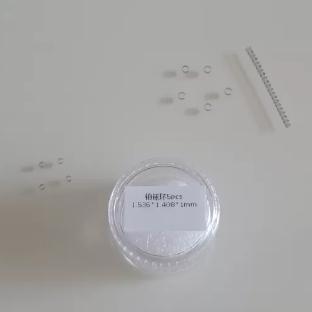 China Platinum Iridium Marker Band with High Density, Superior Chemical Resistance, and High Electrical Conductivity for Medical and Aerospace Applications for sale