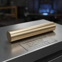 China C17200 Beryllium Copper Rod with 200 ksi Tensile Strength, 22% IACS Conductivity, and NACE MR0175 Compliance for Downhole Housings for sale