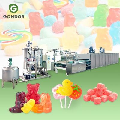 China Hard Jelly Candy Deposit Machine Production Maquina Para Hacer Gomitas Bonbon Gummy Bear make Product Line for sale