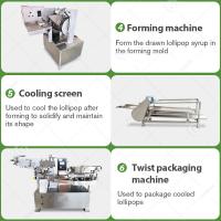 China Small Flat Lollypop Bonbon Hard Candy Lollipop Making Machine New Condition Affordably Priced for sale