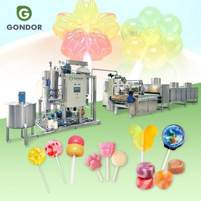 China Lollypop Manufacture Automatic Hard Lollipop Candy Make Machine Small Flat Maker Dur Bonbon Production Line New Condition for sale