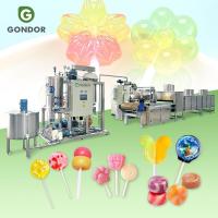 China Lollypop Manufacture Automatic Hard Lollipop Candy Make Machine Small Flat Maker Dur Bonbon Production Line New Condition for sale