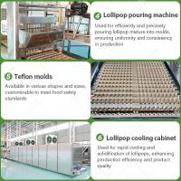 China Lollypop Manufacture Automatic Hard Lollipop Candy Make Machine Small Flat Maker Dur Bonbon Production Line New Condition for sale