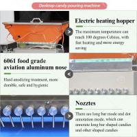 China Scale Manual Coconut Small Lab Mini Candy Mint Gummy Chocolate Depositor Hard Maker Make Machine Price in India for sale