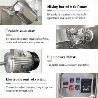 China Small Multi-direction Movement Seasoning Multi Ingredient Granule Powder Whey Protein 3D Mix Spice Machine for sale