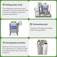 China Yoghurt Yogurt Milk Powder Uht Industrial Dairy Make Process Machine Small Scale Plant Production Line for sale
