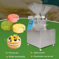 China Automatic Mille Crepe Spreading Cream Coating Machine New Queen Manual Layer Cake Equipment for Birthday Smear for sale