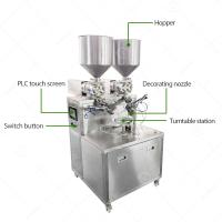 China Automatic Mille Crepe Spreading Cream Coating Machine New Queen Manual Layer Cake Equipment for Birthday Smear for sale