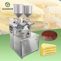 China Mango Smear Daubing Egg Scribble Cream Battering Distribution Spreading Cake Decorate Automatic Machine for sale