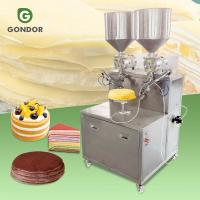 China Battering Distribution Egg Cream Scribble Mango Smear Decorate Daubing Spreading Cake Automatic Machine for sale