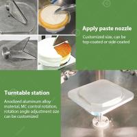 China Battering Distribution Egg Cream Scribble Mango Smear Decorate Daubing Spreading Cake Automatic Machine for sale