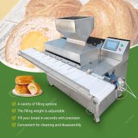 China Automated Cheese Cream Jam Donut Auto Bread Injector Croissant Macha Puff Fill Inject Chocolate Machine for sale