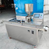 China New Automatic Cream Eclair Fill Machine Stainless Steel for Filling Bakery Roll Chocolate Croissant Toast Bread Toast for sale