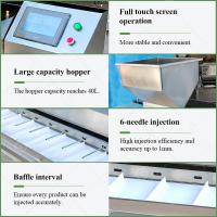 China New Automatic Cream Eclair Fill Machine Stainless Steel for Filling Bakery Roll Chocolate Croissant Toast Bread Toast for sale