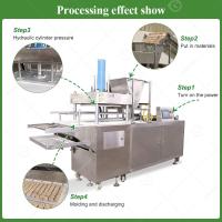 China Electric Sesame Powder & Cloud Peanut Cake Molding Pressing Forming Machine New Condition-Tribute Slice Polvoron Maker Molder for sale