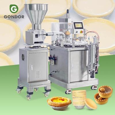 China Puff Pastry Cheese Pie Crust Form Automatic Mold Egg Production Boat Make Pineapple Tart Shell Machine for sale