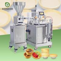 China Commercial Skin Mini Manual Automatic Straight Edge Production Line Large Pressing Egg Tart Cup Form Machine for sale
