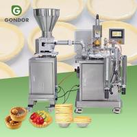 China Full Automatic Boat Tart Chinese Process Equipment Egg Base Shell Pie Crust Machine -Egg with Feeder for sale