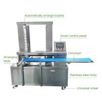 China Snack Toast Protein Bar Ce Protein Bar Mooncake Pie Kubba Arrange Moon Cake Bun Tray Aligning Machine for sale