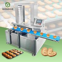 China Automatic Mooncake Tray Advanced Maamoul Biscuit Cake Encrusting Alignment Arrange Machine Bakery for Cake for sale