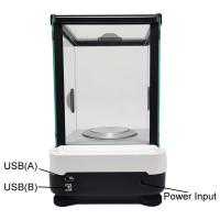 China USA Laboratory Analytical Balance with Internal Calibration and DC 12V 1A Power Supply for sale