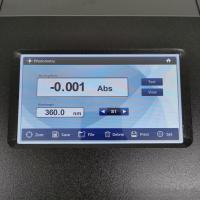 China 7 Inch Capacitive Touch Screen Spectrometer Double Beam UV Visible Spectrophotometer for sale