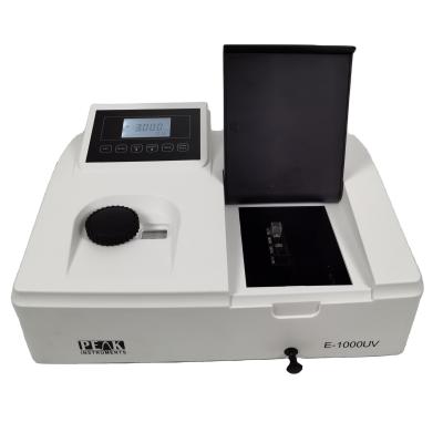 China Wavelength Range 190-1020nm E-1000uv Spectrometer Manual Uv Visible Spectrophotometer for sale
