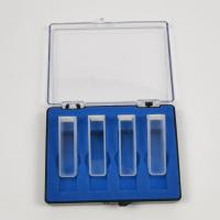 China 2 Polished Window PEAK Instruments Laboratory 1cm 10mm Spectrophotometer Glass Cuvette for sale