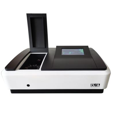China Good Focal Length Null Double Beam Photometer 190-1100nm Uv Visible Spectrophotometer for sale