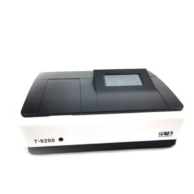 China Optical System Double Beam 23KG Spectrophotometer 190-1100nm Uv Visible Touch Screen for sale