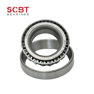 China LM603049A/LM603014 Chrome Steel 45.42*79.974*19.842mm Double Single Row Cone And Cup Tapered Roller Bearings for sale
