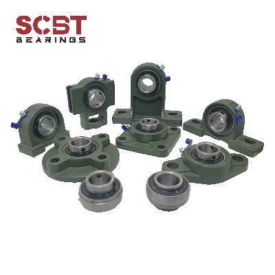 China High Speed Gcr15 Pillow Block Ball Bearings UCF307 35*135*49 For Replace / Repair for sale