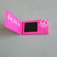 China Advertising Lcd Video Brochure Business Card With 128MB Memory for sale