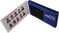 China Customizable Portable Lcd Screen Greeting Card Interactive Video Brochure for sale