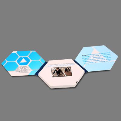 China 2016 new products digital name tag video greeting card with high quality  PVC024 for sale