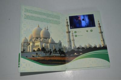 China 4.3inch LCD screen invitation card video greeting brochure electronic paper card for sale