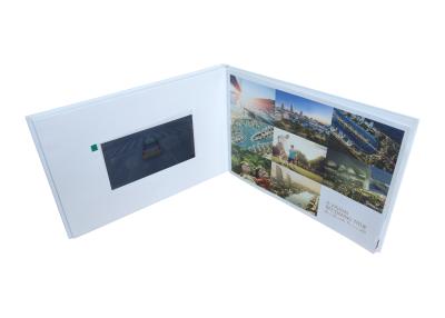 China Advertising LCD Video Brochure All In One With Hard Paper Cover for sale