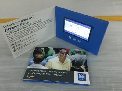China 5 Inch Lcd Screen video greeting card video brochure video in print for promotion PVC050 for sale