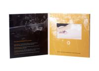 China European Style 5inch LCD screen Cosmetic Video Brochure with A5 Print PVC050 for sale