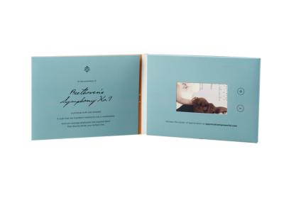 China 4.3 Inch LCD Video Brochure Promotional Gift Cosmetic Video Catalogue for sale