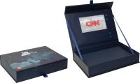 China Customizable Innovative Video Brochure Box Lcd Screen Video Gift Box for sale