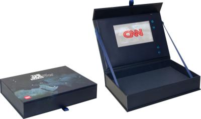 China Customizable Innovative Video Brochure Box Lcd Screen Video Gift Box for sale