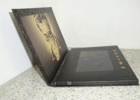China Advertising invitation paper video crafts 10inch video greeting brochure cards for sale