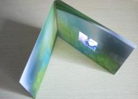 China Advertising invitation paper video crafts 2.4inch video greeting brochure cards for sale