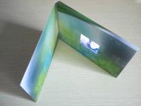 China Advertising invitation paper video crafts 2.4inch video greeting brochure cards for sale