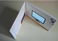 China High quality 4.3 inch wedding invitation card printing video book video brochure with 500mAh built-in battery for sale
