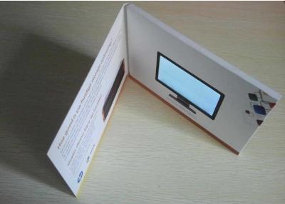 China High quality 4.3 inch wedding invitation card printing video book video brochure with 500mAh built-in battery for sale