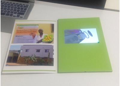 China Newest 4.3 inch digital booklet calendar/LCD video brochure card, TFT screen for video card for sale